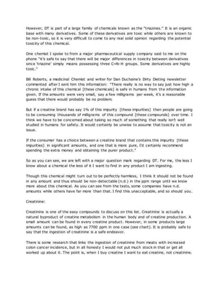 WHAT'S IN YOUR CREATINE | PDF