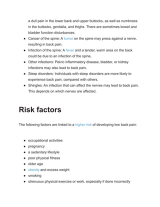 What is causing this pain in my back | PDF | Bone and Joint Conditions ...