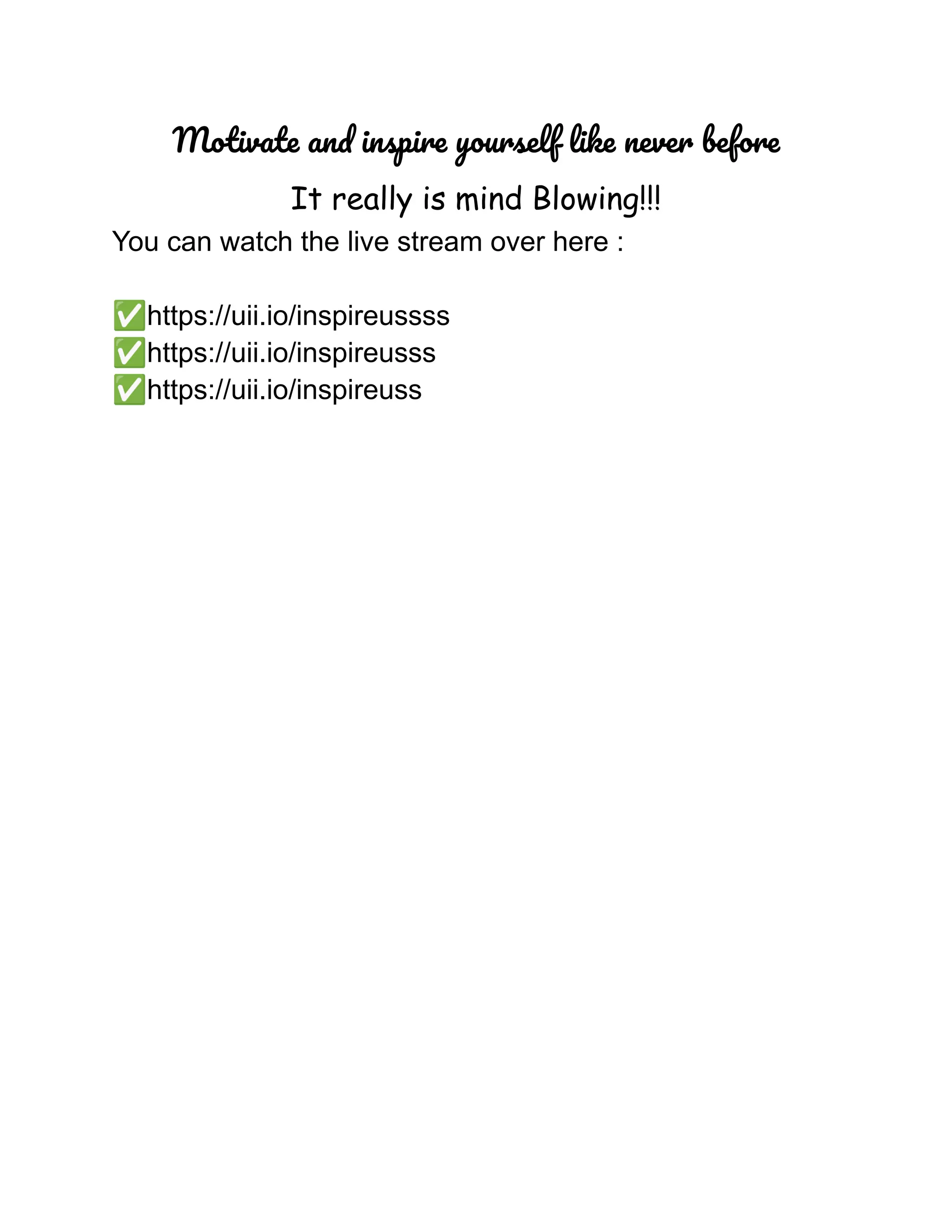 Motivation inspire | PDF