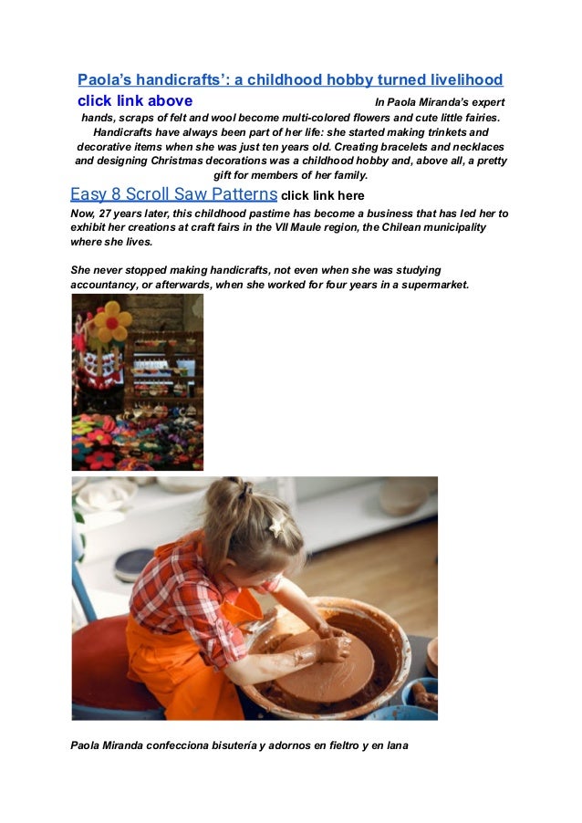 Paola’s handicrafts’: a childhood hobby turned livelihood | PDF