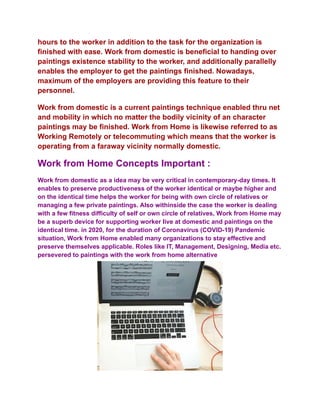 WORK FROM HOME JOB | PDF