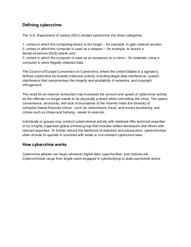 What are cybercrimes? How cybercrime works? | PDF