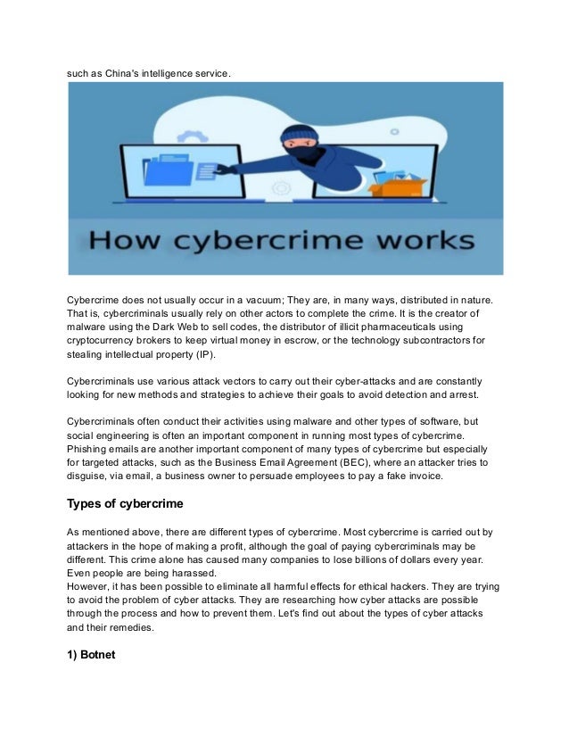 What are cybercrimes? How cybercrime works? | PDF