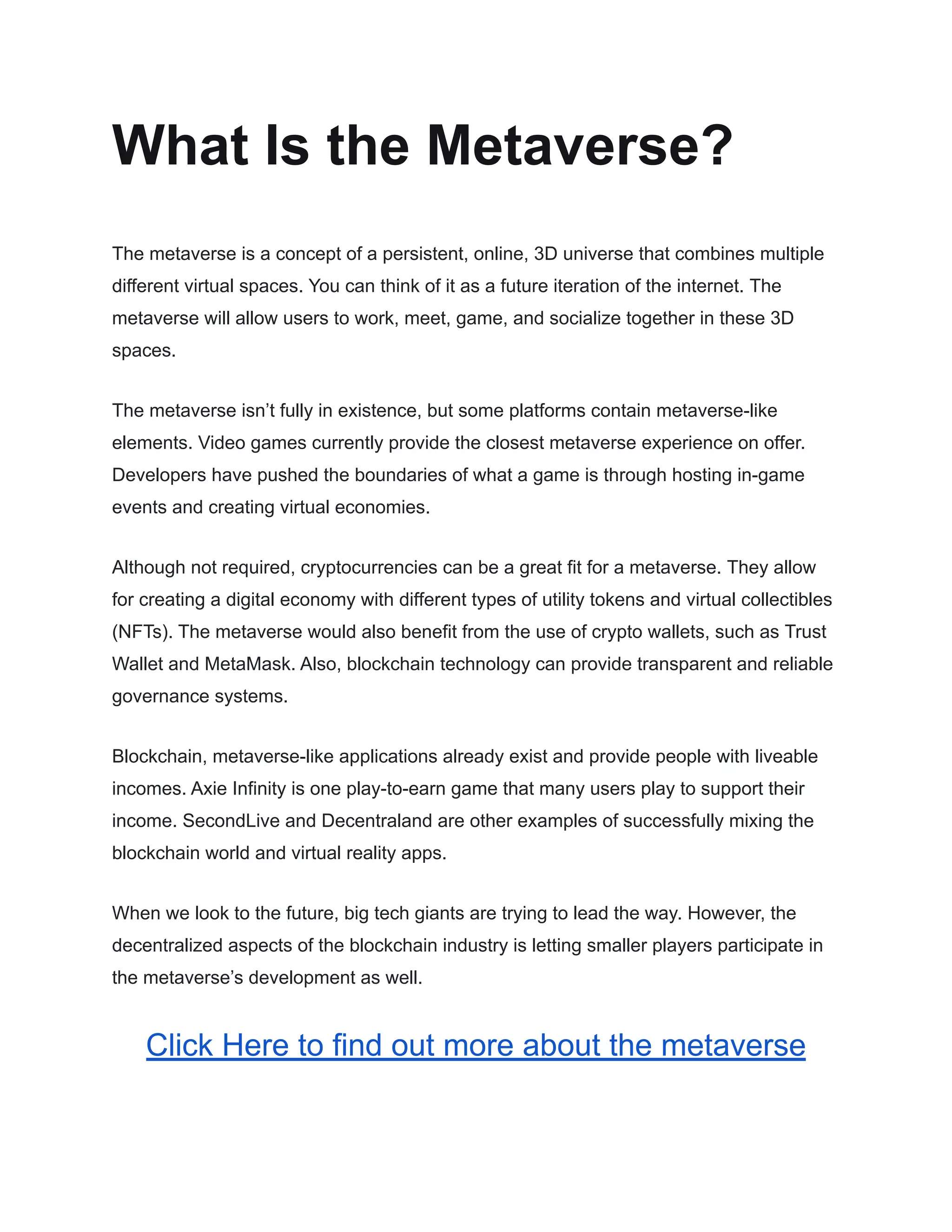 Metaverse made easy | PDF
