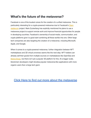 Metaverse made easy | PDF