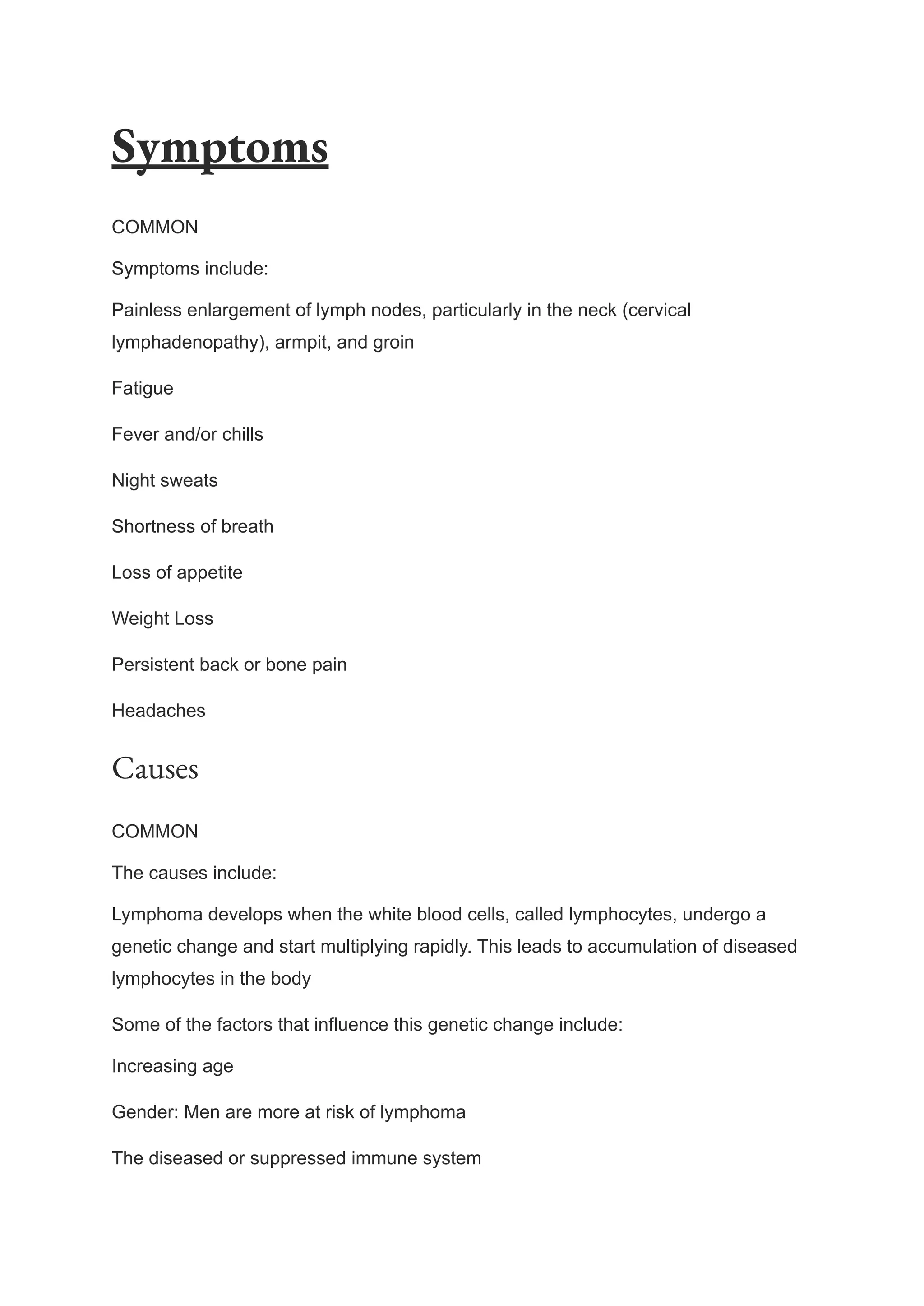 Lymphoma | PDF