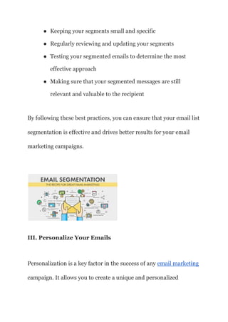 Email marketing | PDF