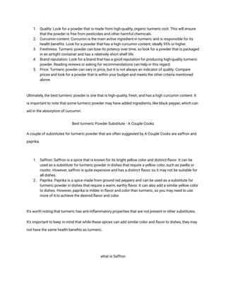 TURMERIC | PDF
