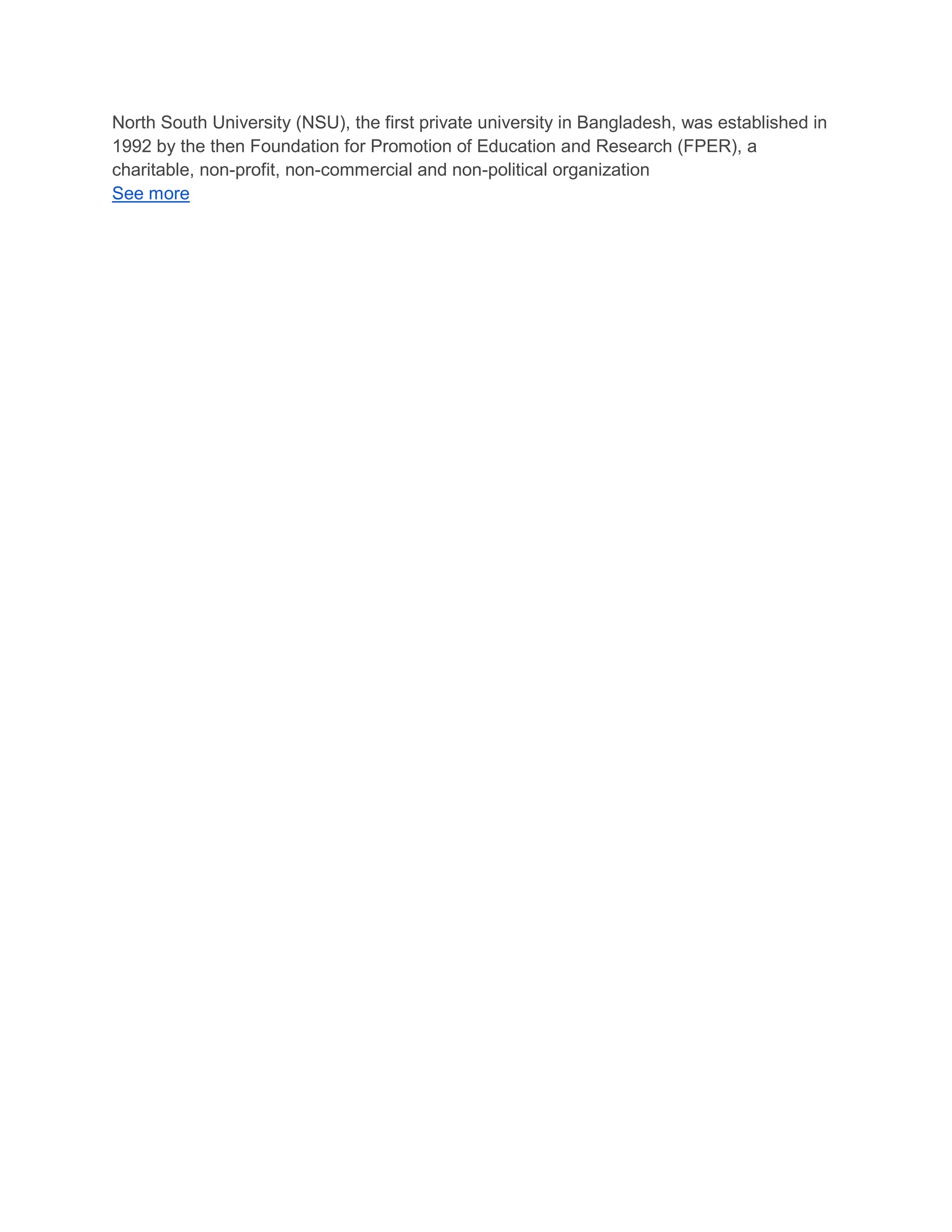 North South University | DOCX