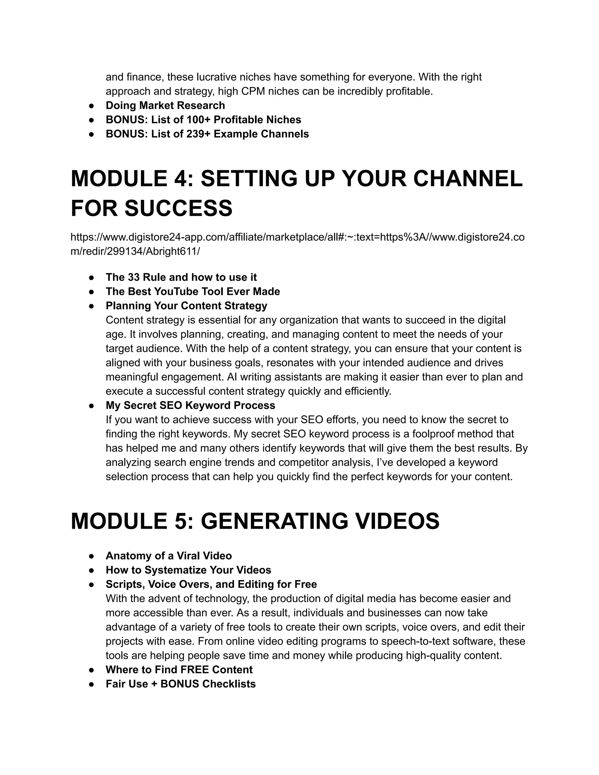 YouTube Mastery and Monetization | PDF
