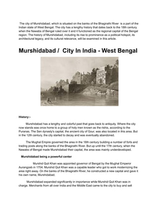 Murshidabad / City In India - West Bengal | PDF