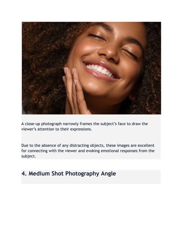 Photography Angles You Can Copy For Photoshoot | PDF | Photography ...