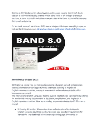 Cracking the Code: How to Score Band 8 in the IELTS Exam | PDF