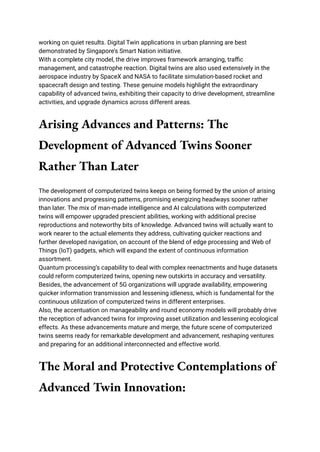The Future Now: Digital Twins in Action | PDF