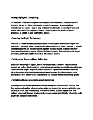 The Mirror of Tommorow | PDF