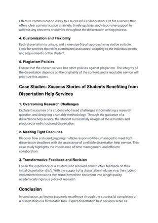 Achieve Academic Excellence With Expert Dissertation Help Services | PDF