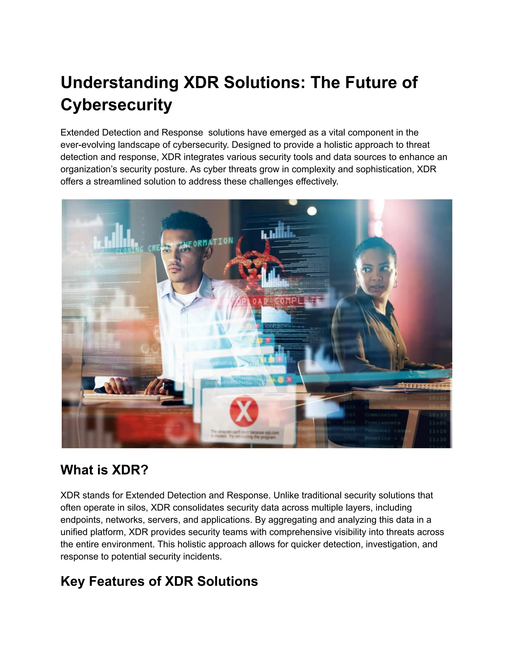 Understanding XDR Solutions: The Future of Cybersecurity | PDF