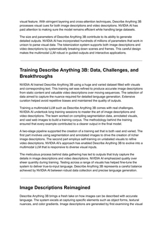 NVIDIA AI Releases AI for Precise Visual Descriptions: Meet the Describe Anything 3B multimodal ...