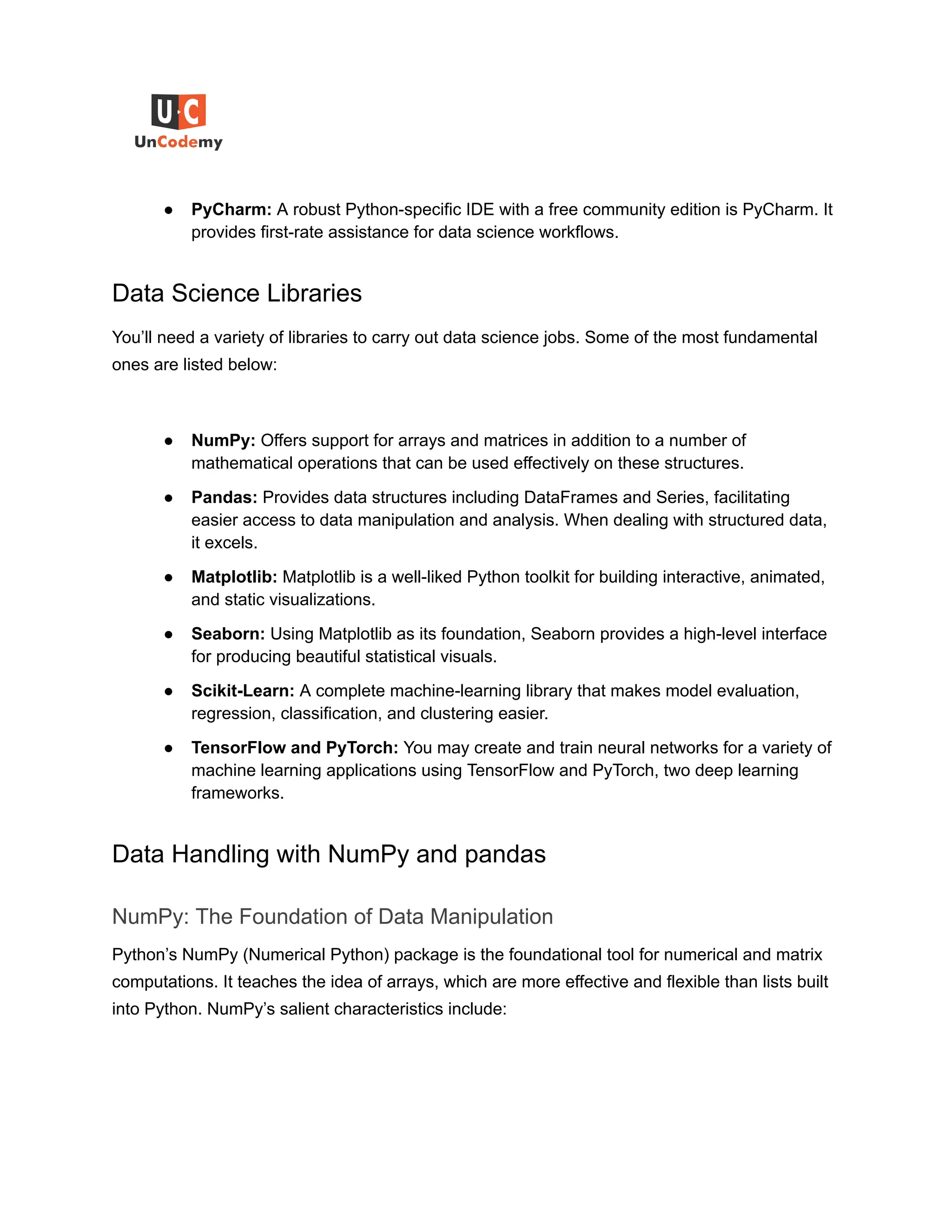 Python for Data Science: A Comprehensive Guide | PDF