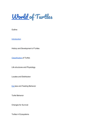 World of Turtles:Explore the captivating world of turtles, from their ...