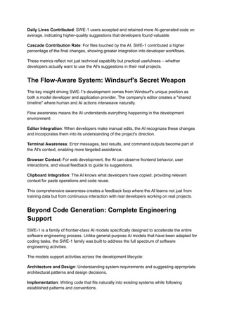 Windsurf Debuts A Free SWE-1 Coding Model For Everyone | PDF