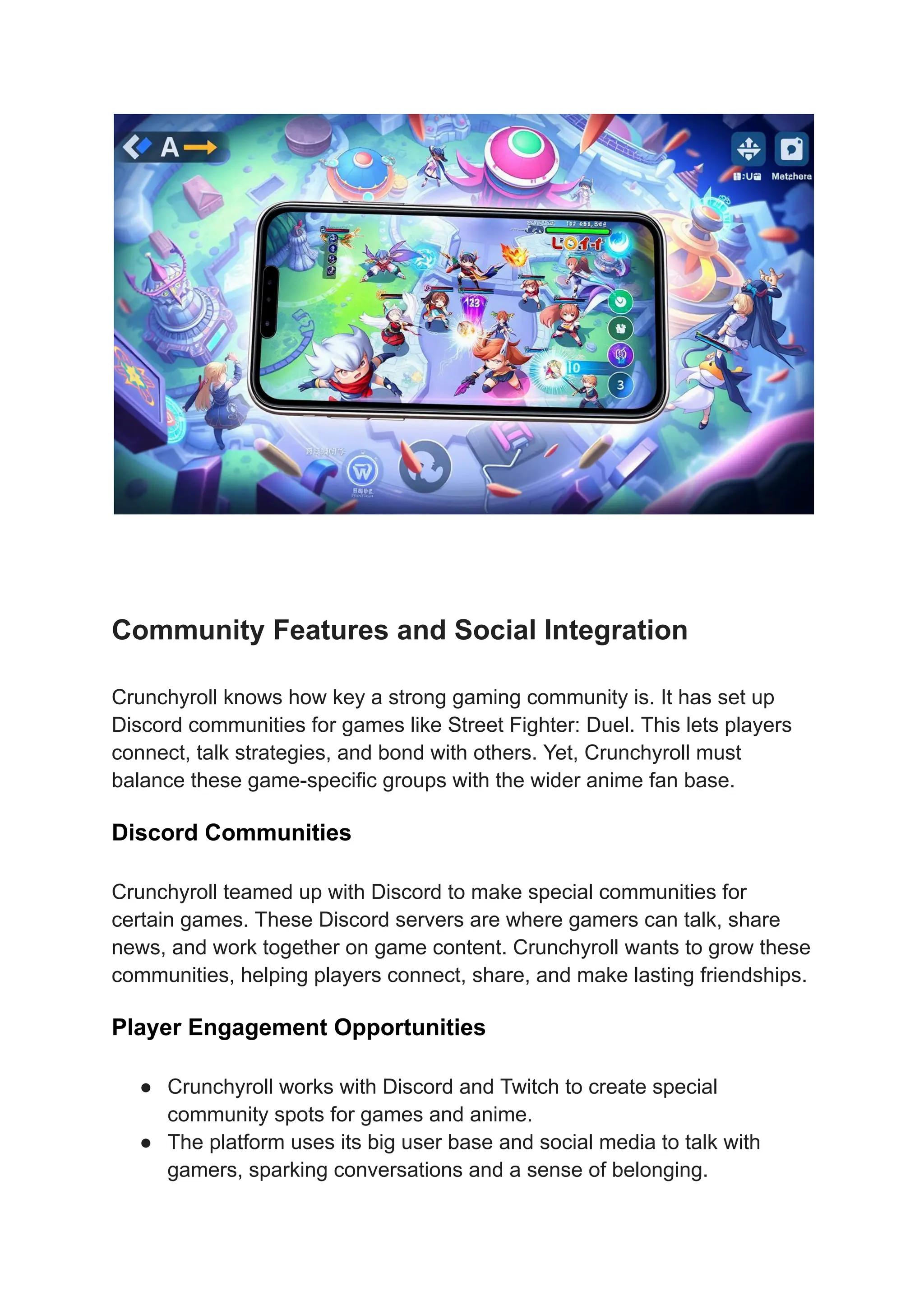 Crunchyroll Video Game: Anime Gaming Experience | PDF