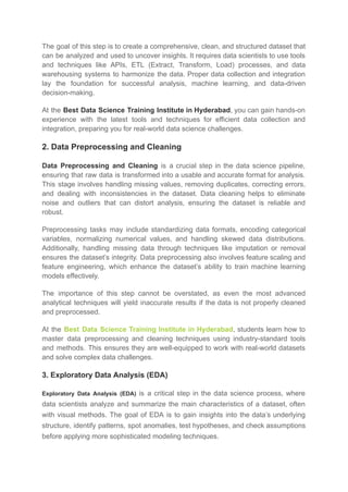 Best Data Science training institute in Hyderabad | PDF