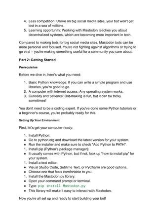 Learn the Basics of Bots Before Exploring AI Agents: A Step-by-Step Guide to Creating a Mastodon ...