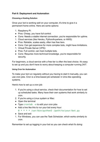 Learn the Basics of Bots Before Exploring AI Agents: A Step-by-Step Guide to Creating a Mastodon ...