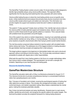 GamePlan Trading System Review: Professional Trader's Honest Take | PDF