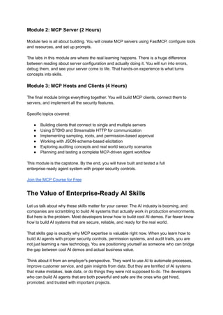 Build AI Agents using MCP Course By IBM: How to Develop Enterprise ...