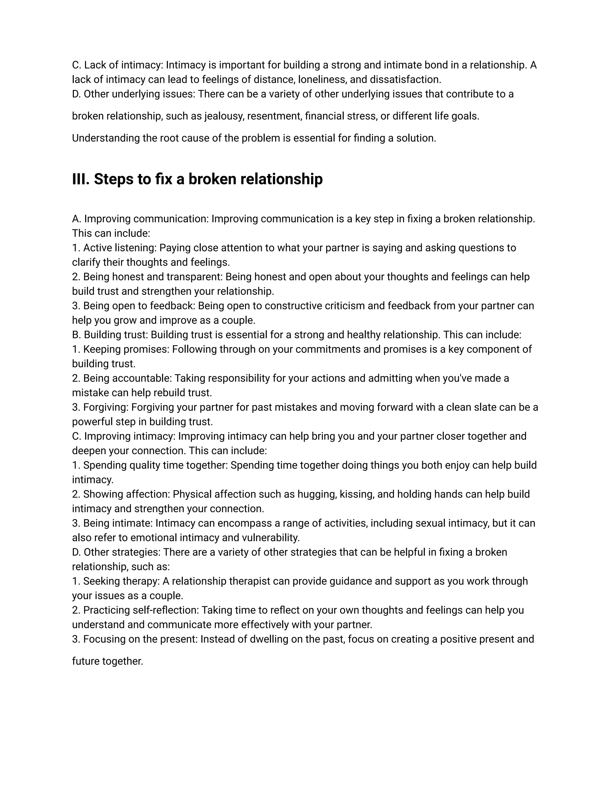 How To Fix Broken Relationship? | PDF