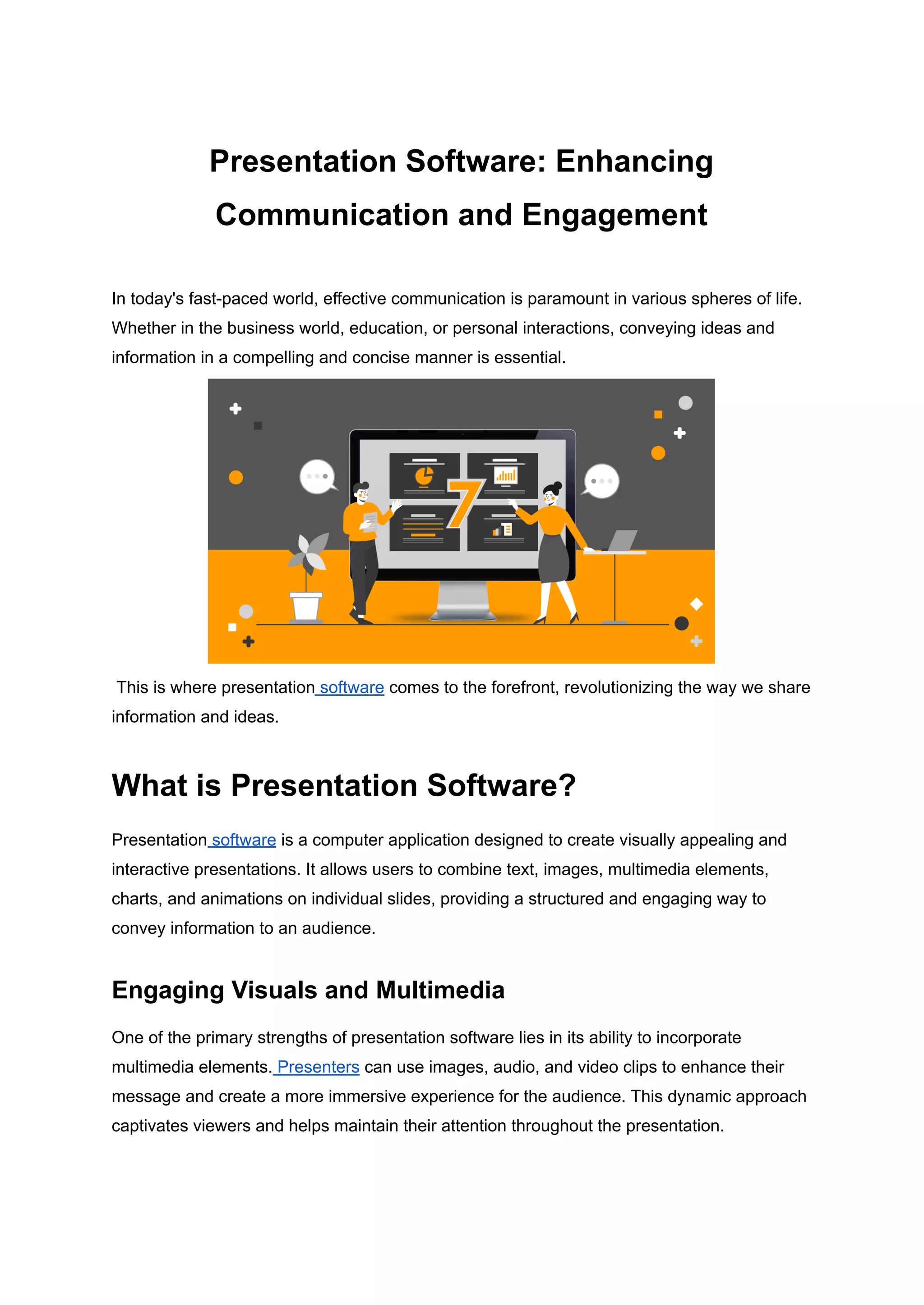 Presentation Software | PDF