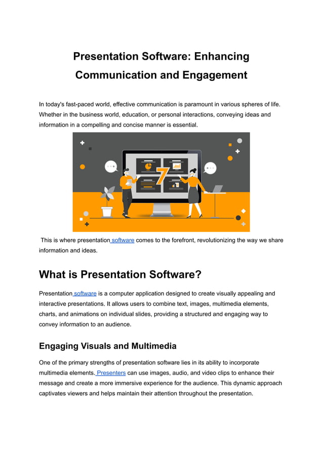 Presentation Software | PDF