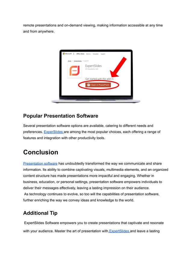 Presentation Software | PDF
