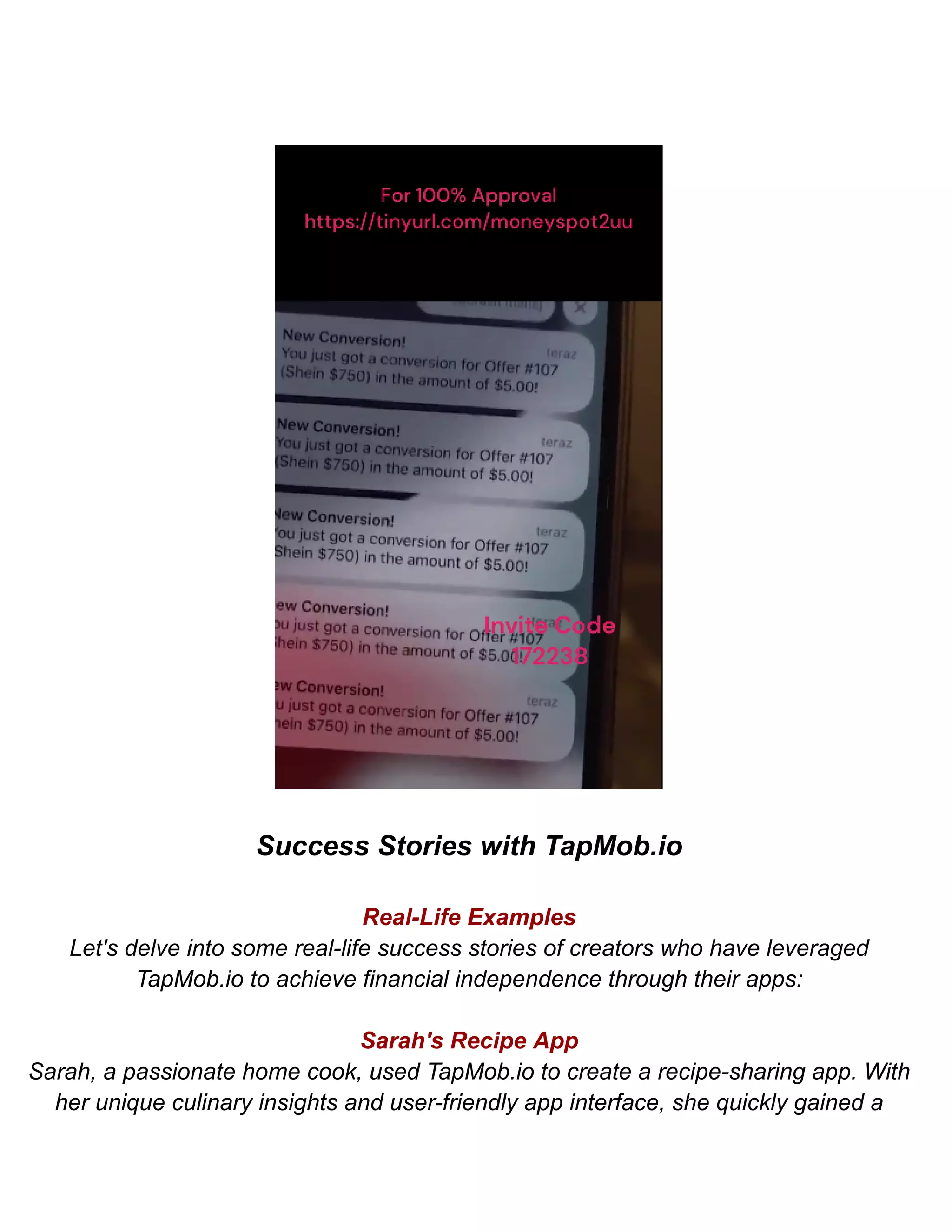 TapMob.io: The Creator's Money-Making App | PDF
