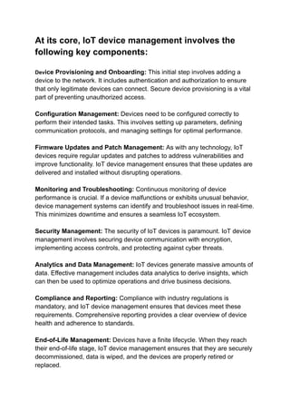 IoT Device Management | PDF