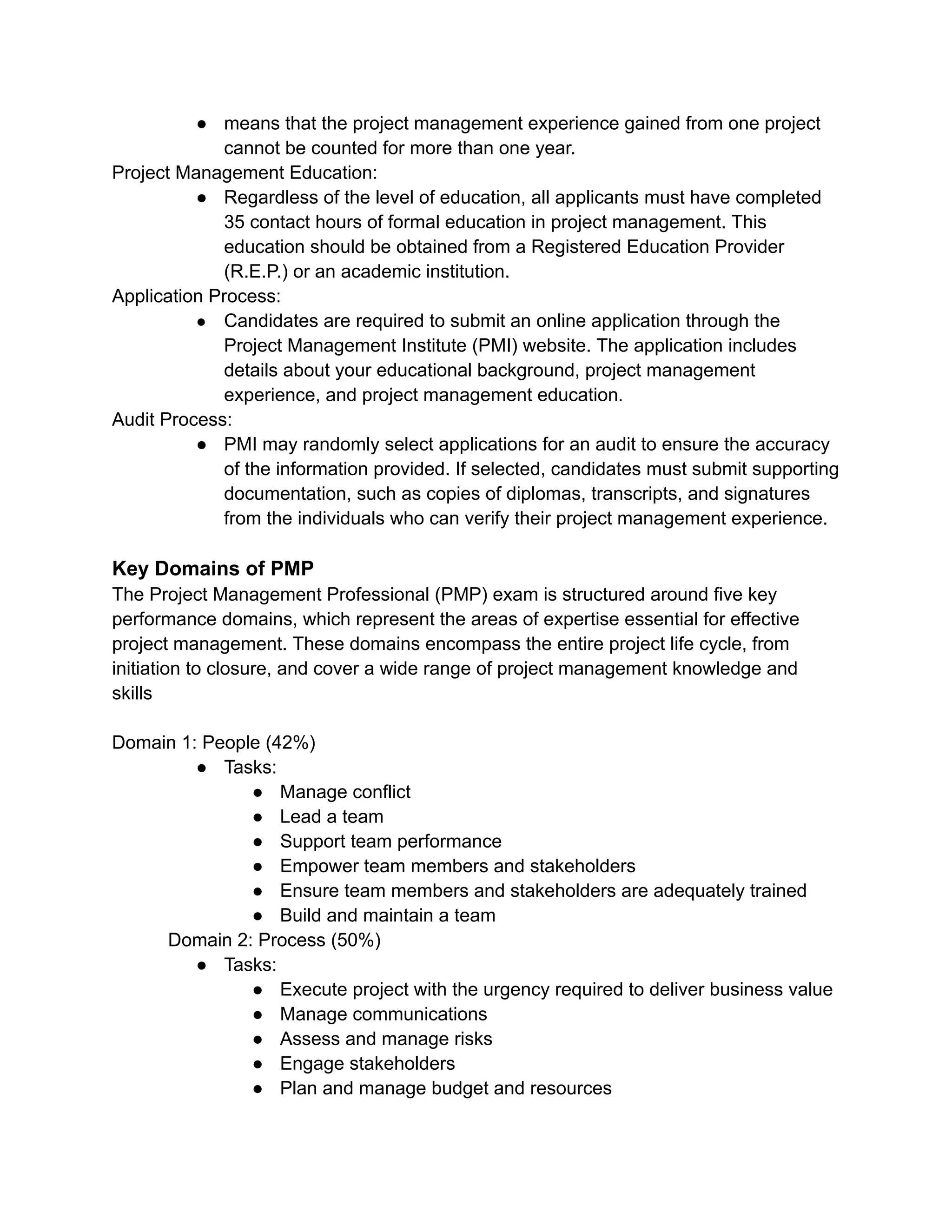 Introduction to PMP Certification | PDF