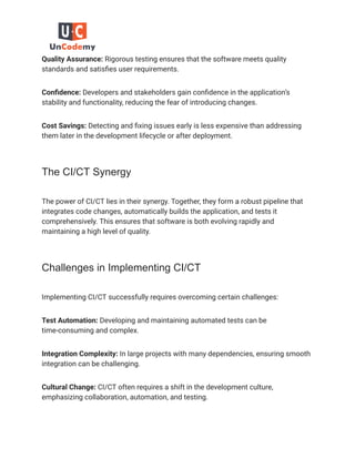 Continuous Integration and Continuous Testing (CI/CT) | PDF | Web ...