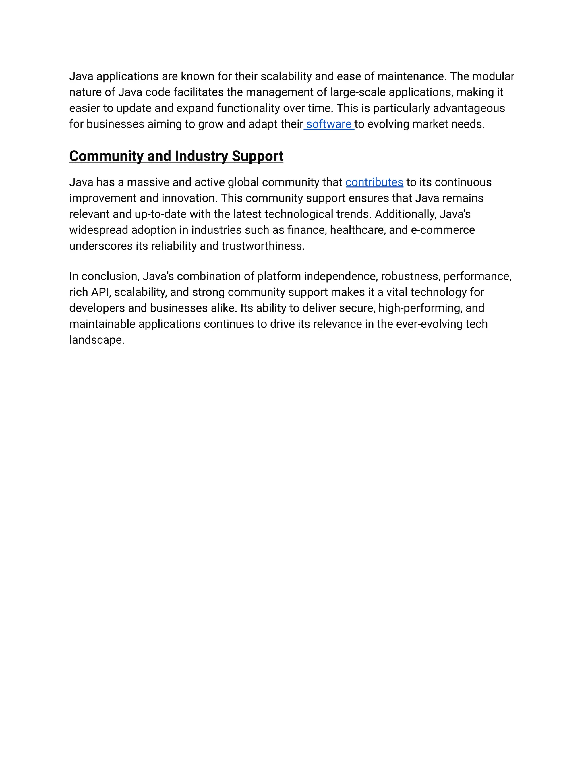 Key Advantages of Java Technology in this era | PDF