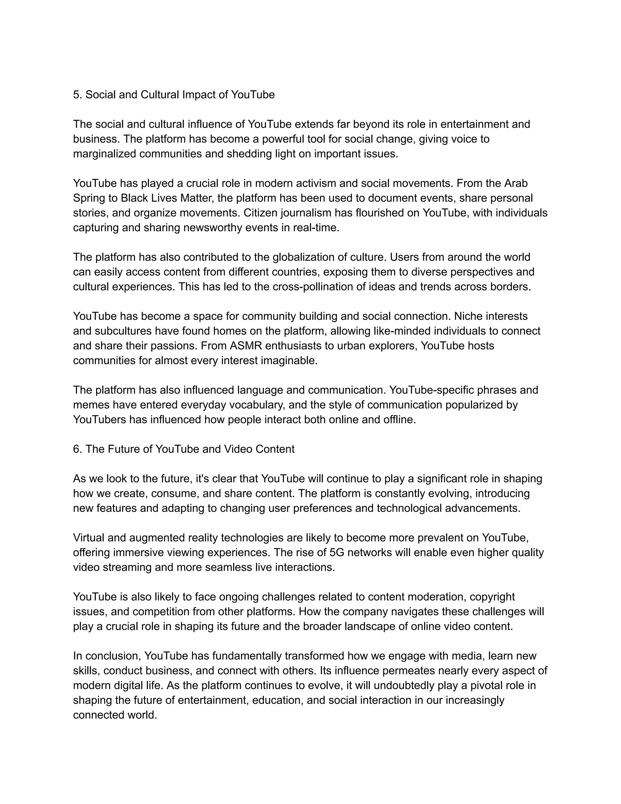 The YouTube Revolution: Reshaping Entertainment, Education, and ...