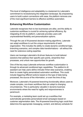 Enhance Workflow with AI: Exploring Latenode’s Automation Capabilities | PDF