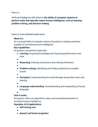 what is ai and what it is to be easy homework.pdf