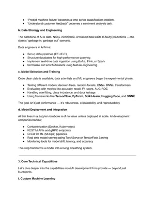 Deep Dive into AI Development Teams | PDF