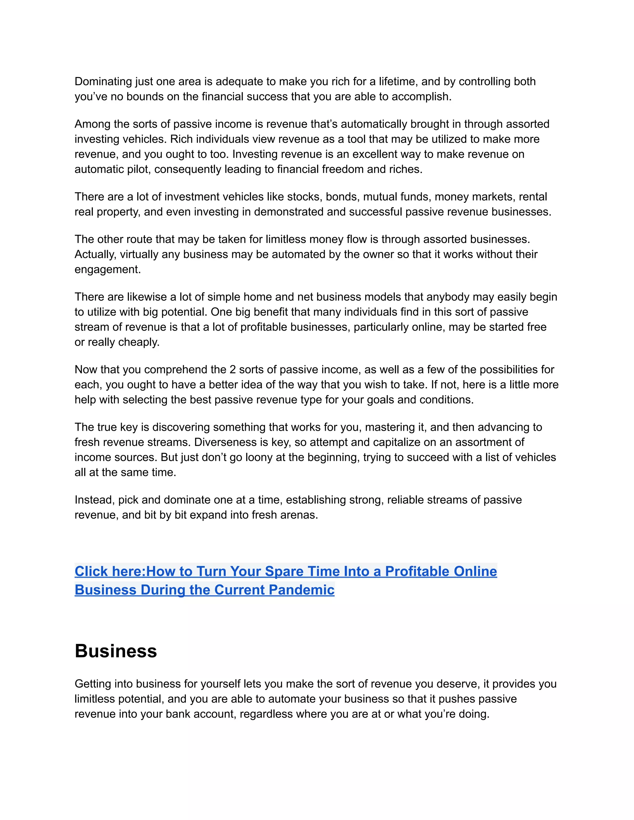 Secret To Financial Freedom | PDF