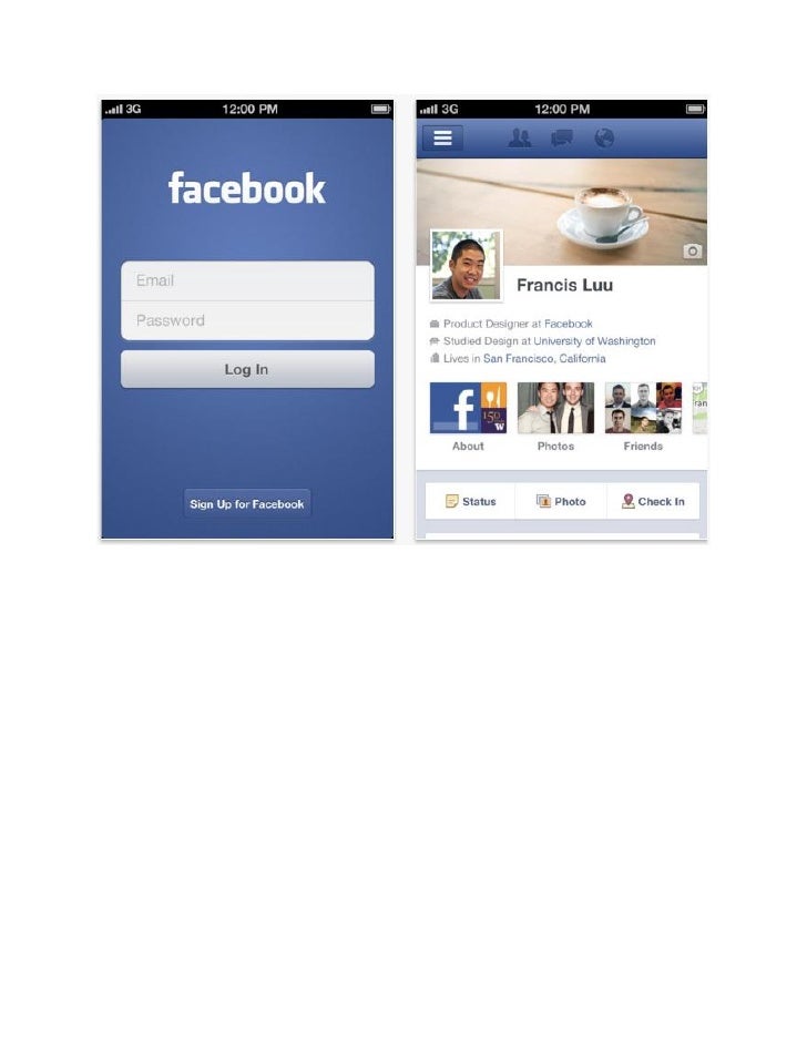 Facebook Mobile App for iPhone, iPad and Android Phones