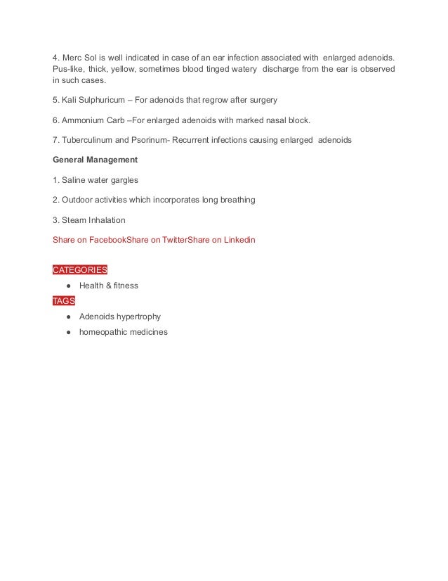 What Are The Symptoms Adenoid Hypertrophy Pdf