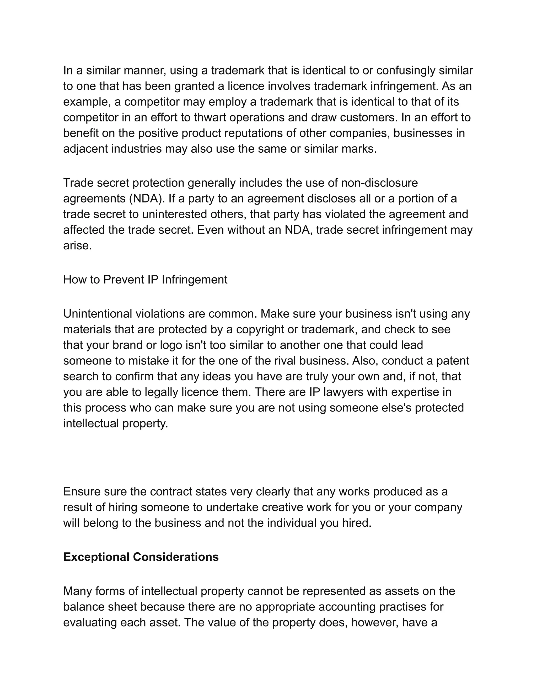 Define Intellectual Property And Its Types | PDF