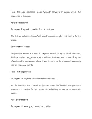 The Subjunctive Mood | PDF