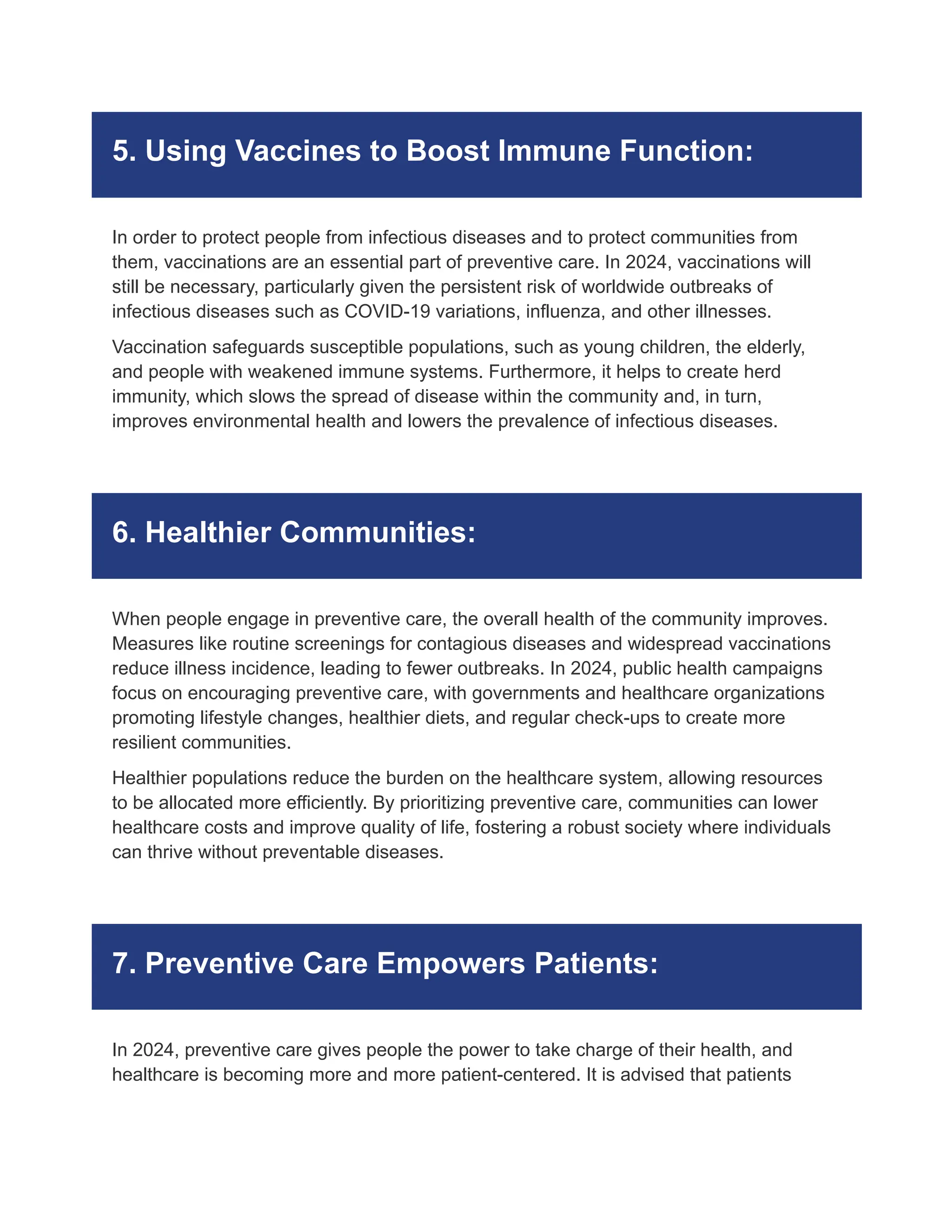 Preventive care to preserve healthy life | PDF